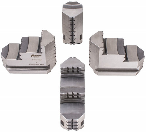 TMX Hard Solid Master Jaws for 16" Independent Chuck, 4pc, Reversible ...