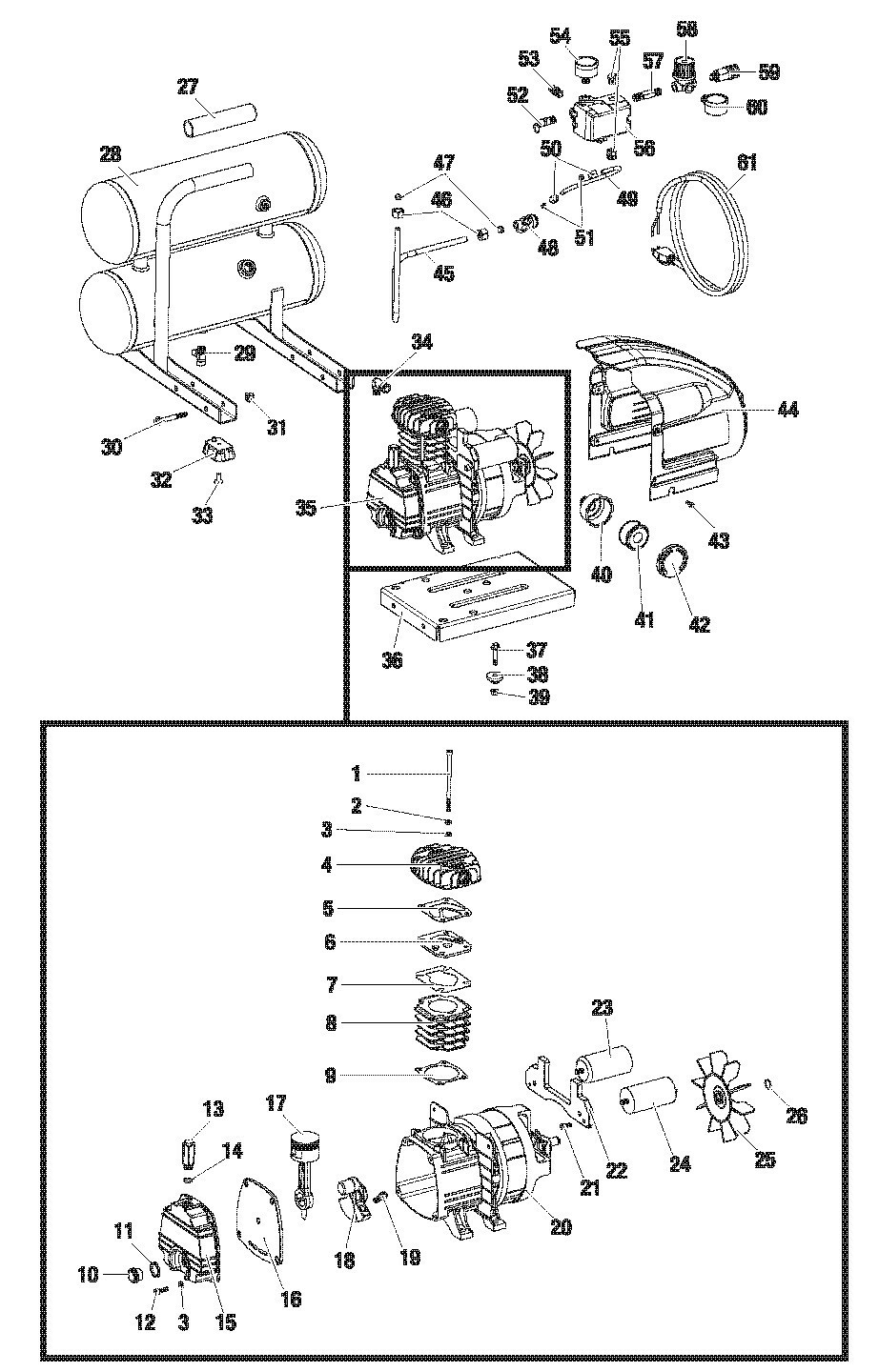 All Industrial Air Compressor Parts