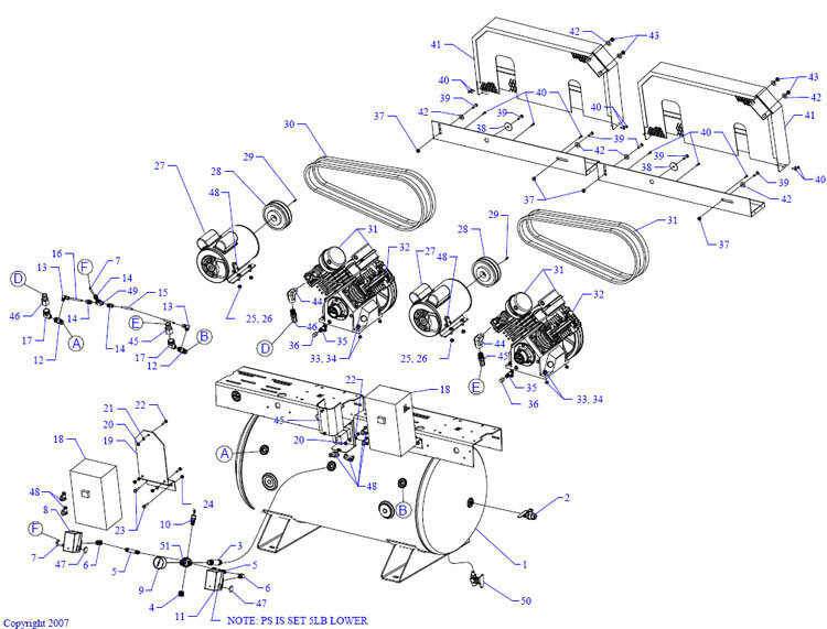 All Emglo Air Compressor Parts