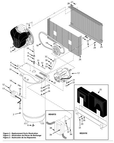 Husky Stationary Air Compressor Parts | Master Tool Repair