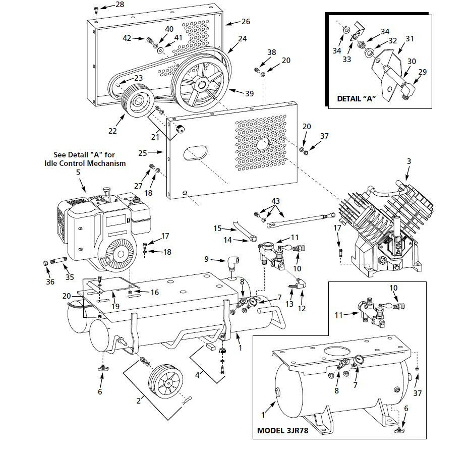 Speedaire Air Compressor Replacement Pumps