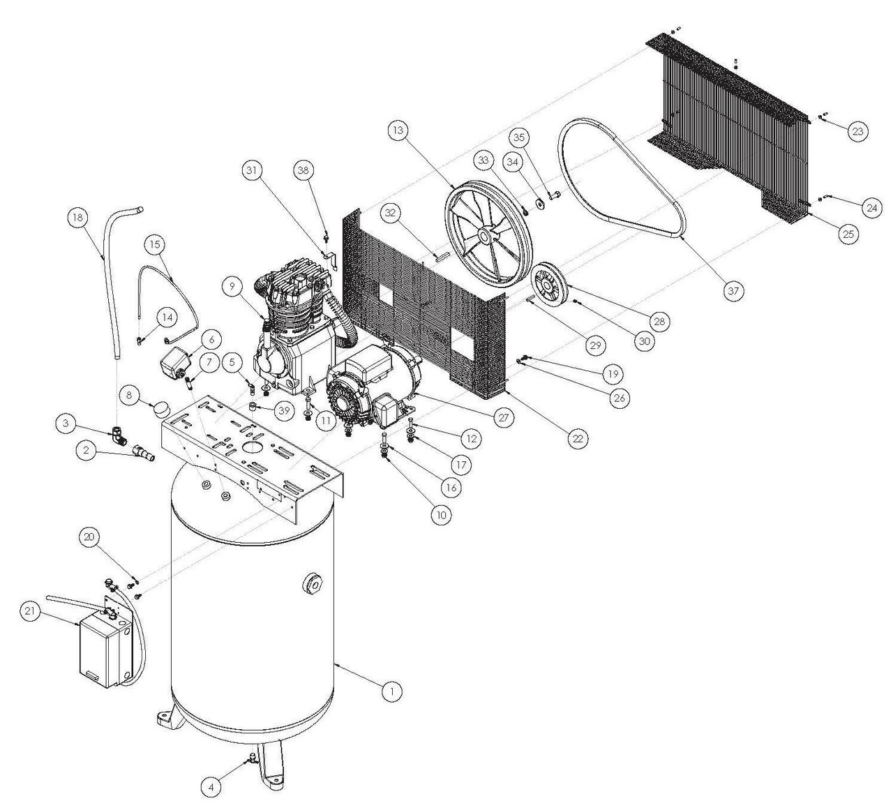 Speedaire Air Compressor Replacement Pumps