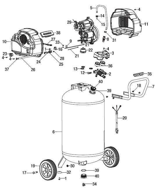 Husky Air Compressor Replacement Pumps