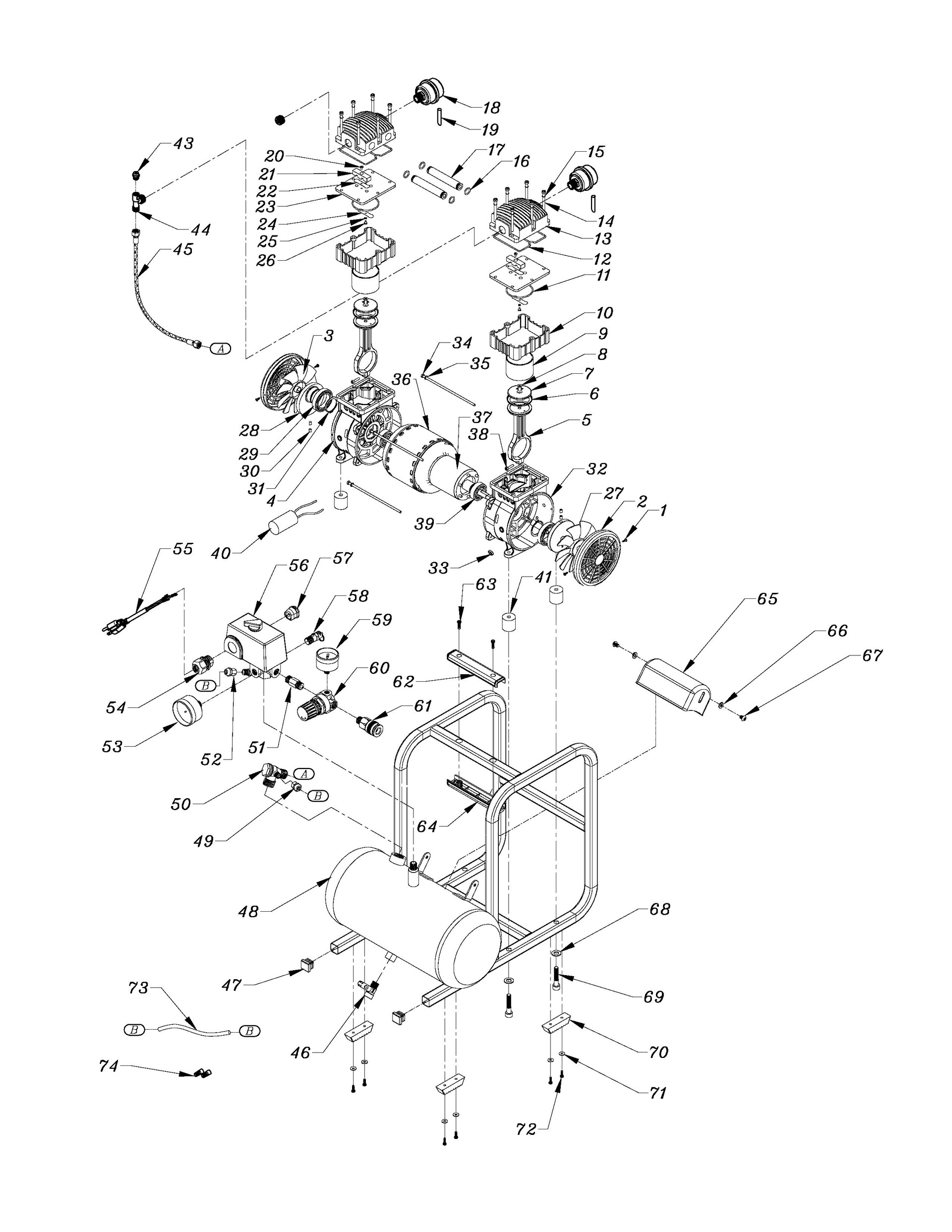 California Air Tools Compressor Parts | Master Tool Repair