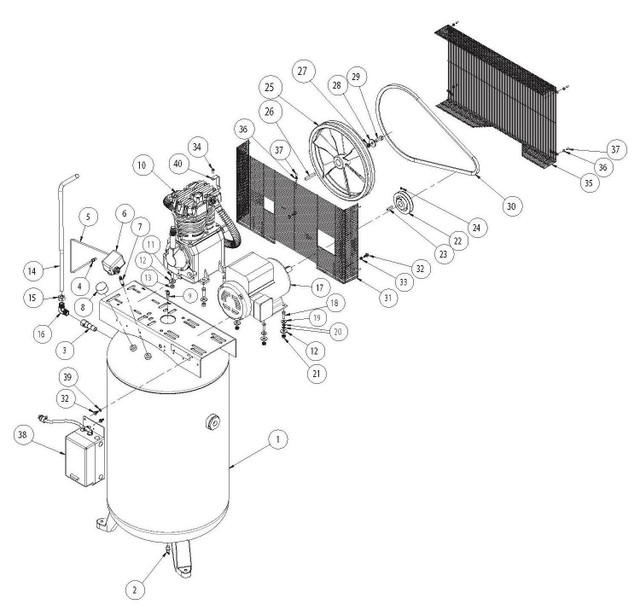 Speedaire Air Compressor Replacement Pumps