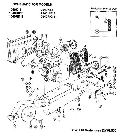 Gas Air Compressor Parts | Gas Air Compressor Repair Parts