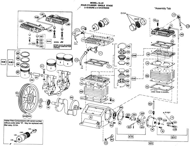 Emglo Air Compressor Replacement Pumps