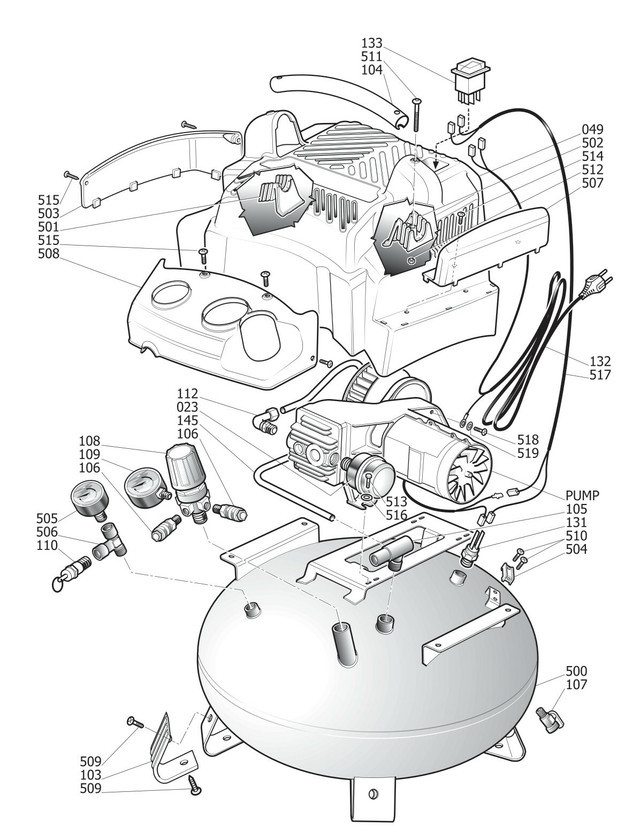 Fini Air Compressor Parts | Master Tool Repair