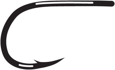 Gamakatsu C14S Glo Bug 2X Strong Fly Hooks Pack of 25 Black 12 ...