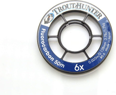 TROUT HUNTER Fluorocarbon Tippet (3X), 50M - SteelheadStuff Float and ...