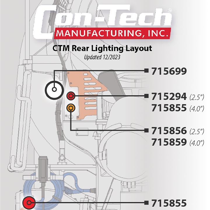 Light 2.5" SST with 3 AMP Connector - Con-Tech Manufacturing