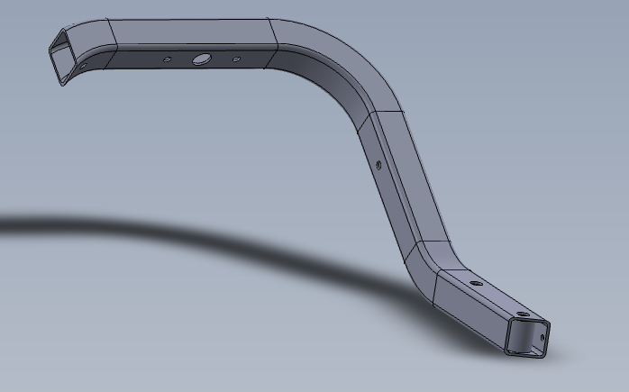 BMV RH Fender Tube Mount Weldment (Gen II) - Con-Tech Manufacturing