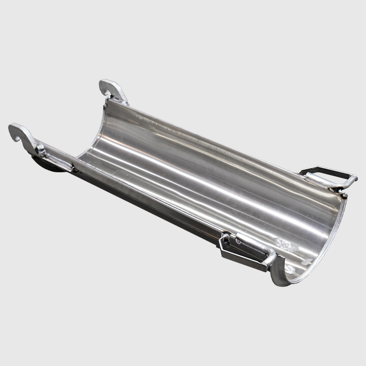 Chute - Aluminum 4' Standard Extension, Bare - Con-Tech Manufacturing