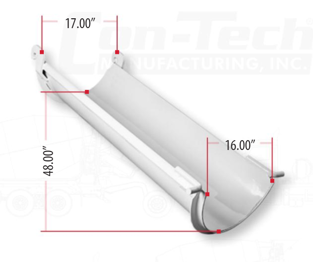 Lightweight Steel Extension Chute - Con-Tech Manufacturing