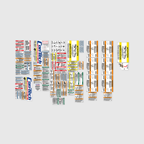 French Bridgeking® Decal Kit - Con-Tech Manufacturing