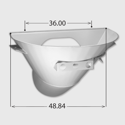 Hopper - Charge HP 48" - Con-Tech Manufacturing