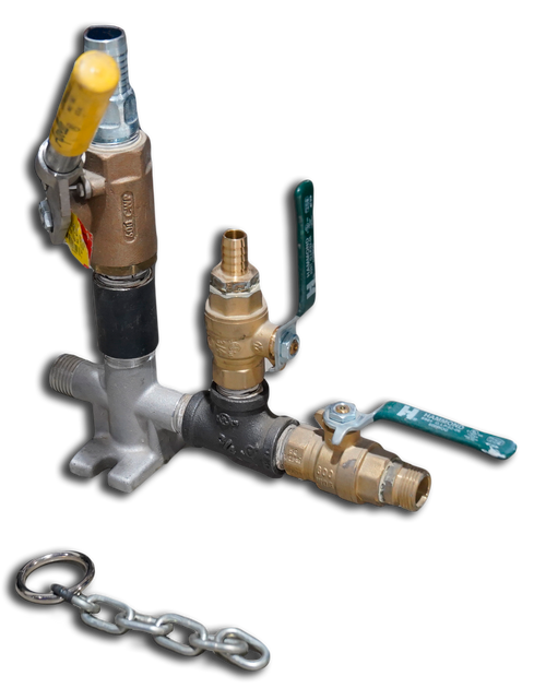 Assembly - 1" Spring Loaded Valve w/o Drain Hole - Chain and Ball Valve ...