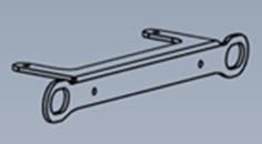 Mnt - Chute Rack PED Stop - Con-Tech Manufacturing