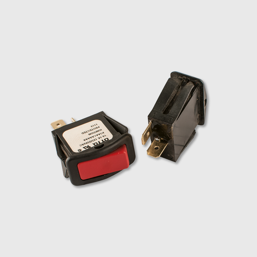 Rocker Switch, Self Center, Red - Con-Tech Manufacturing