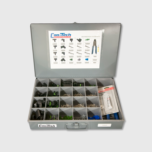 Weatherpack Connector Kit w/Crimper - Con-Tech Manufacturing