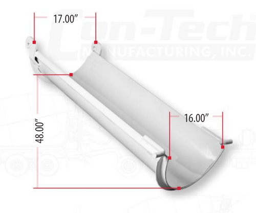 Lightweight Steel Extension Chute - Con-Tech Manufacturing