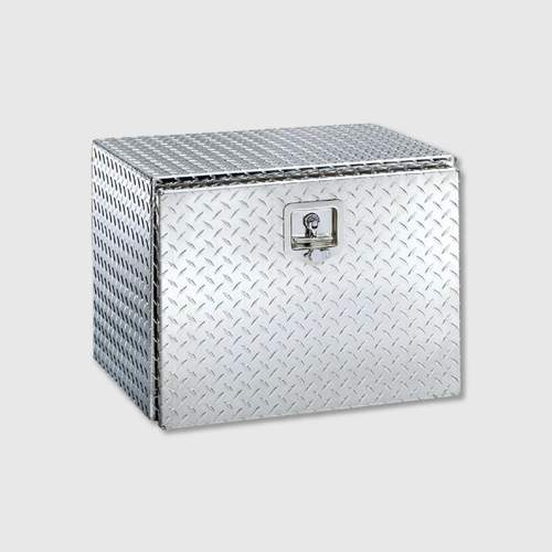Tool Box, Diamond Plated, 18" x 18" x 24" - Con-Tech Manufacturing