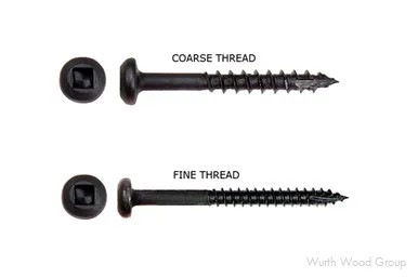 Deerwood Fasteners Pocket Hole Screws Pan Head #2 Robertson Squar