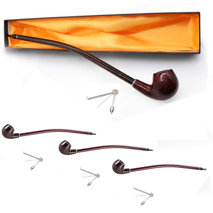 Nirvana Pipe - Wooden Sherlock Pipe