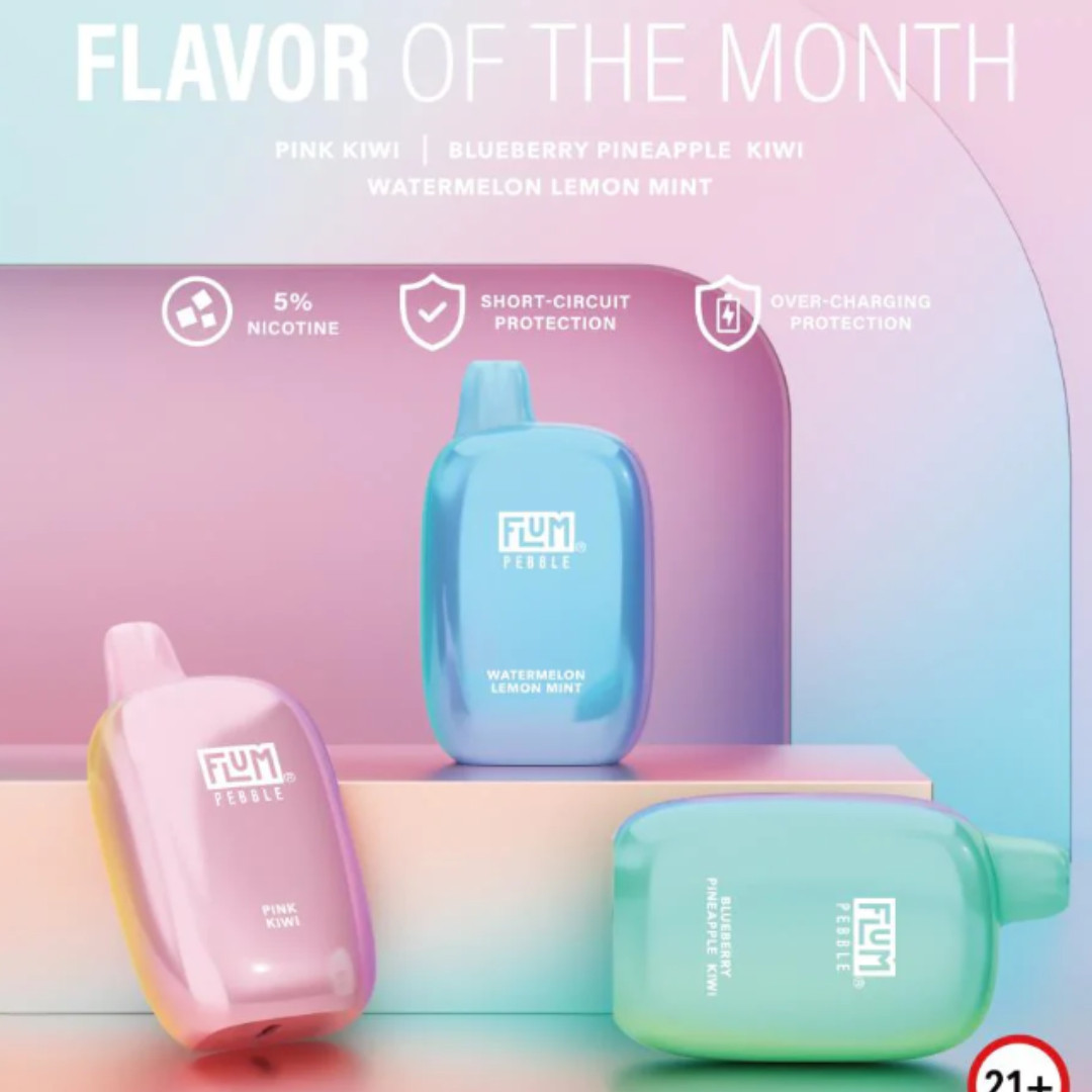 FLUM PEBBLE - %5 - 6000 PUFFS