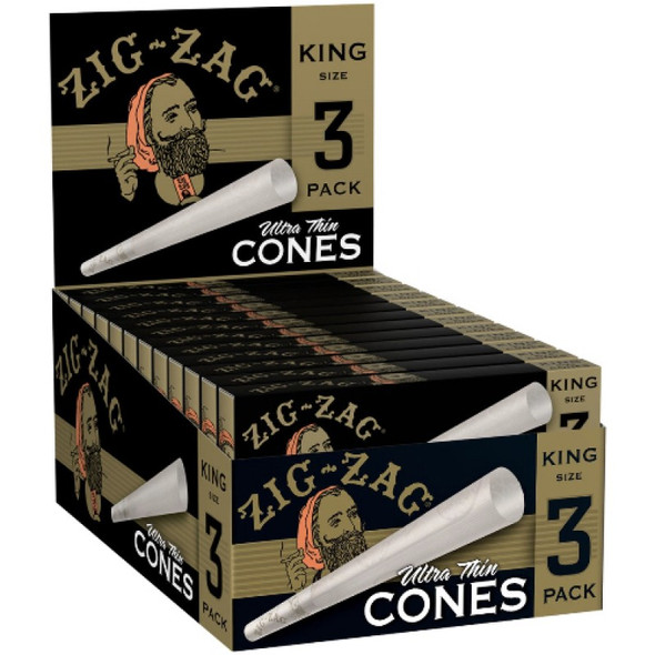 ZIG-ZAG - ULTRA THIN KING SIZE BULK CONES - 800 CONES ZIG-ZAG - ULTRA THIN KING SIZE BULK CONES - 800 CONES
