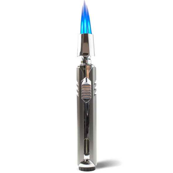 Scorch Torch - 3 Flame Torch With Cigar Punch See - through Two Tone ...