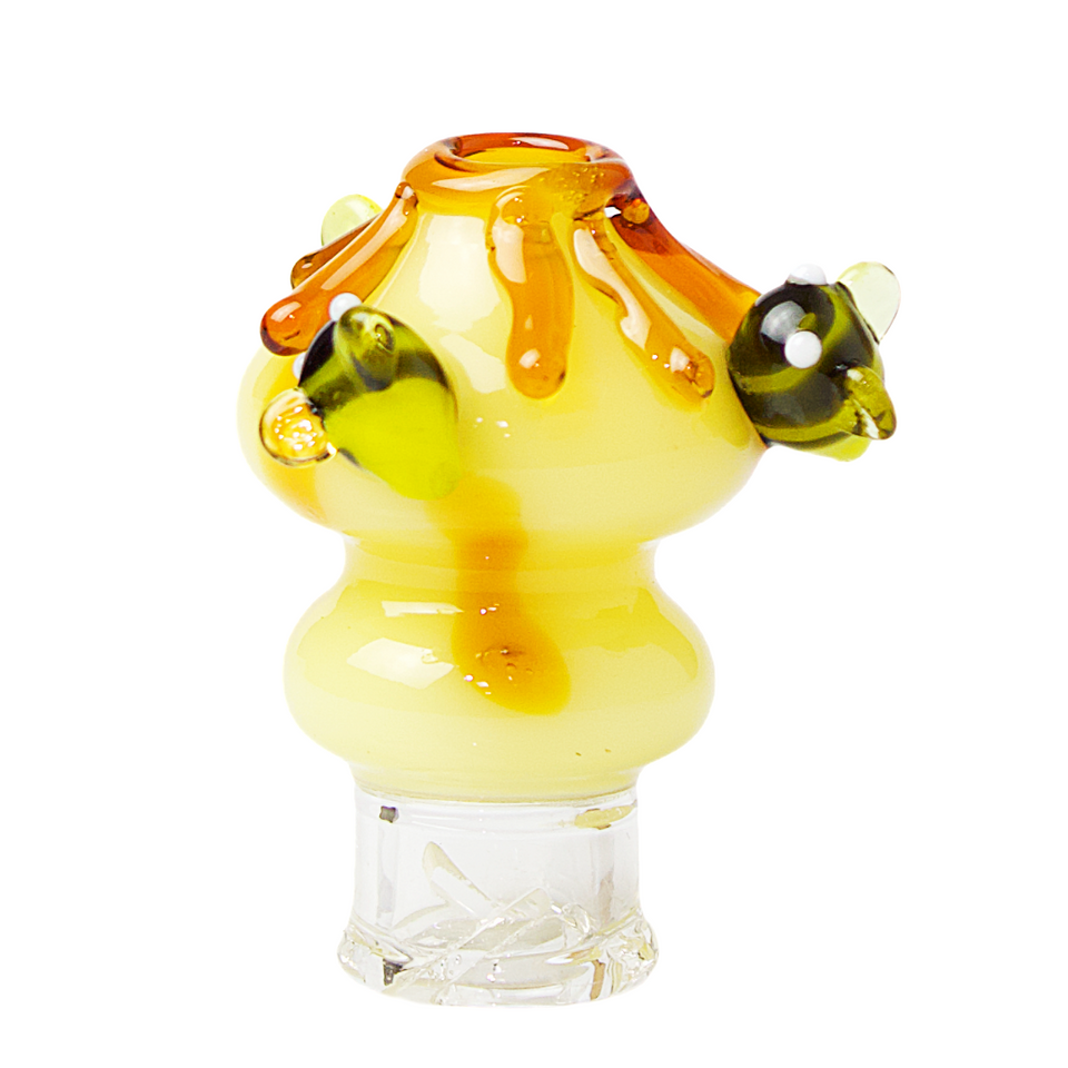 2" Bee Hive – Puffco Pivot Glass Mouthpiece Attachment