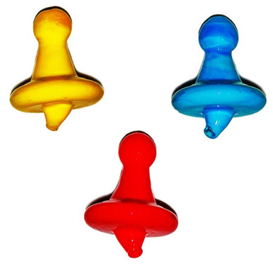 Chess Piece - Universal Colored Glass Directional Carb Cap