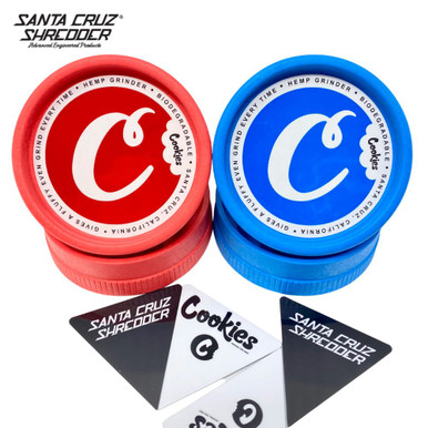 SANTA CRUZ SHREDDER - Cookies x SCS 2pc Hemp Shredder | Display Box ...