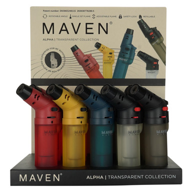 MAVEN - ALPHA+ ADJUSTABLE FLAME HEAD - 15CT