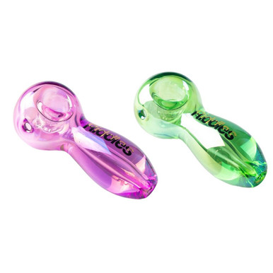 ERiddles Iridescent - 3.5"" with Screen- Hefty Extra Strong Hand Pipe. 109G