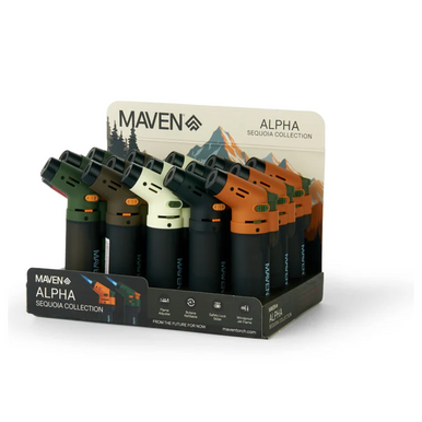 MAVEN - ALPHA FIXED 45 DEGREE FLAME HEAD - 15 PC DISPLAY