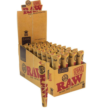Raw Classic - Natural - Paper Cones - 3-Ct - King Size - Yellow Bird ...