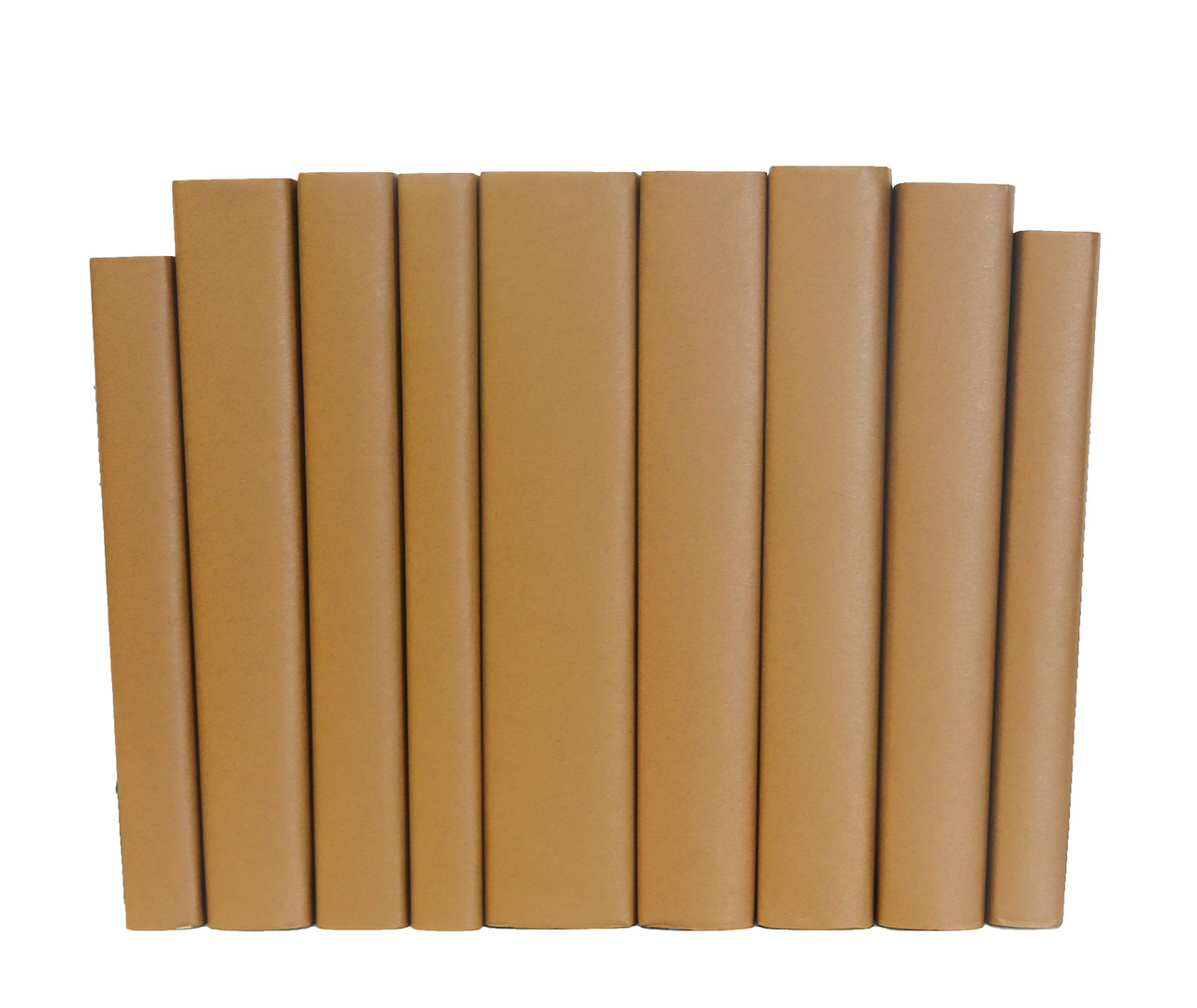 Brown Decorative Book Bundle - Pecan Paper Wrapped