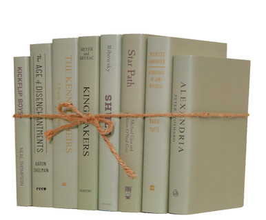 Green Decorative Book Bundle - Spanish Moss Dust Jacket
