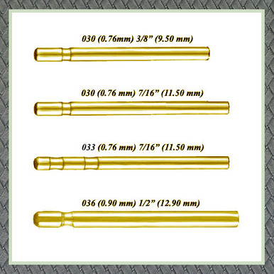 Friction Post with Single & Double Groove W-Round End