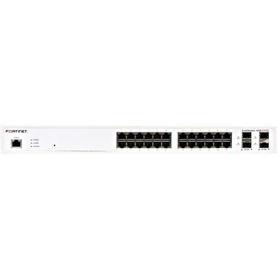 Fortinet FortiSwitch 124E-PoE Ethernet Switch | Beach Audio