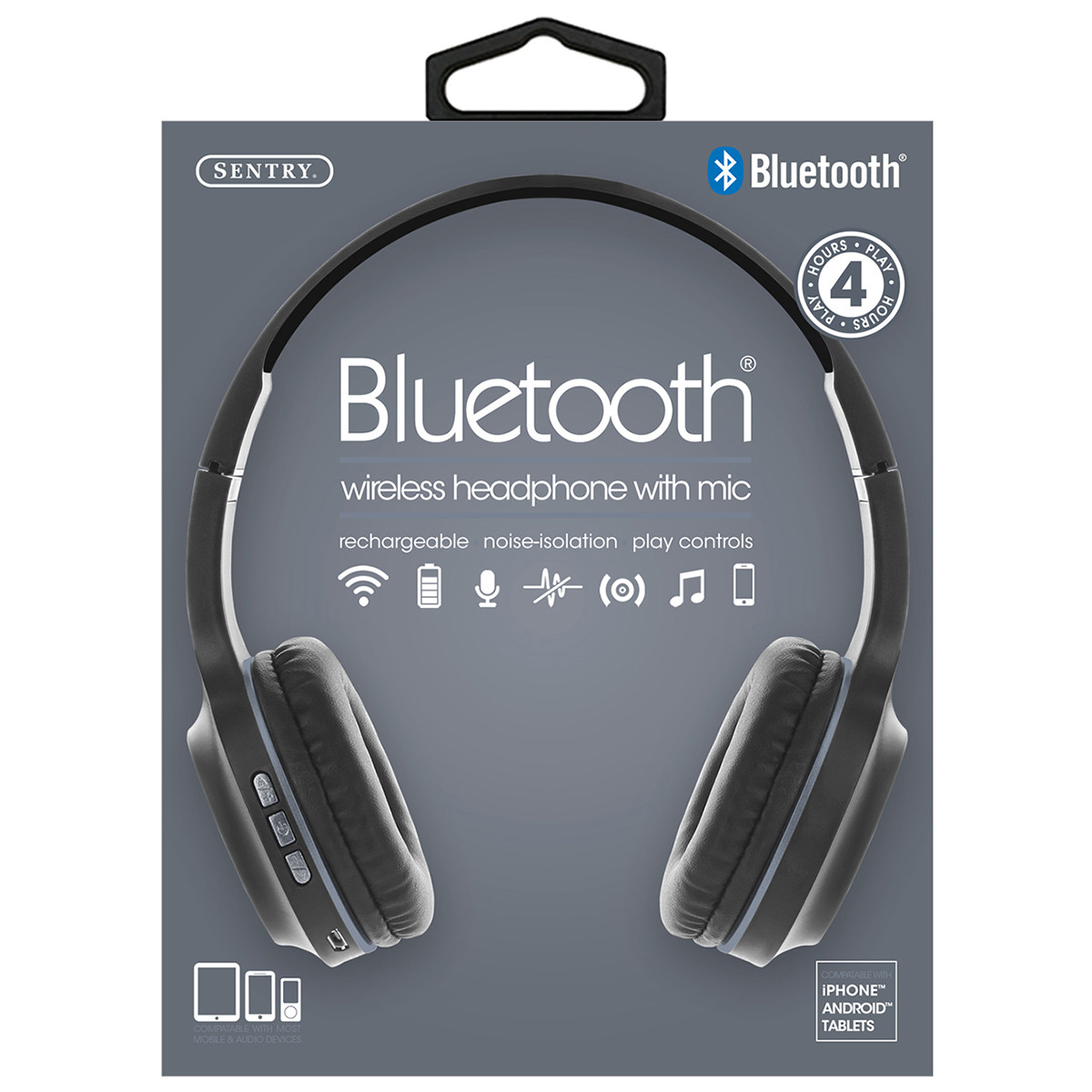 Sentry BT105 Bluetooth Wireless Headphone W/ Mic | Beach Audio