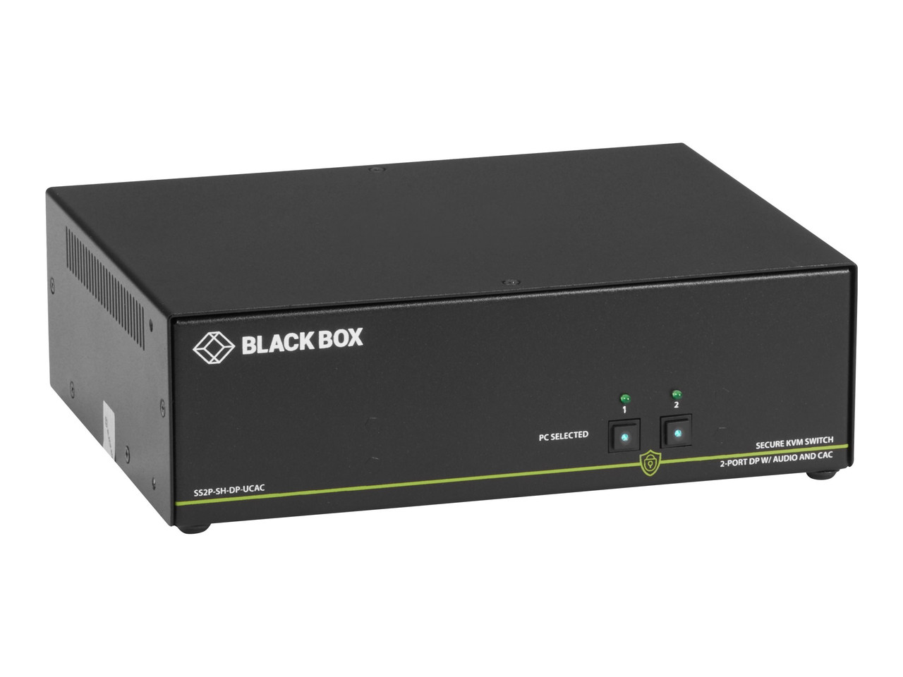 Black Box KVM Switchbox with CAC (SS2PDHDVIUCAC) | Beach Audio