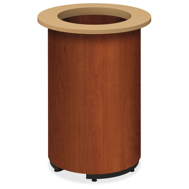 Hon Cylinder Base Round Tabletop Table - Cylindrical | Beach Audio
