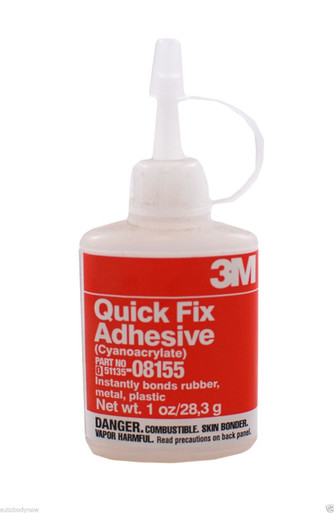 3m 3M-8155 Quick Fix Adhesive 08155, 1 Oz Bottle | Beach Audio