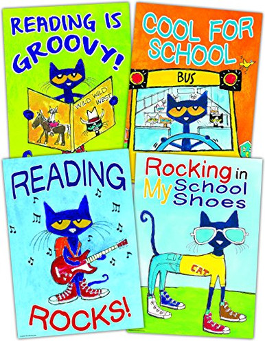 Teacher Created Resources Pete the Cat Posters Set | Beach Audio