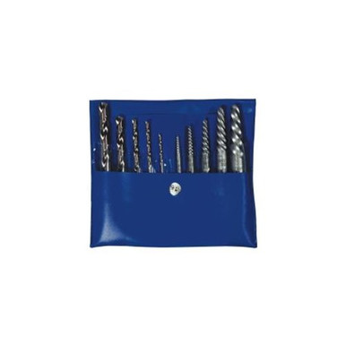 Hanson 11118 10-pc Extractor & Cobalt Drill Bit Set In | Beach Audio