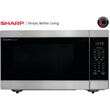 Sharp SMC2266HS 2.2 Cf Countertop Microwave Oven | Beach Audio