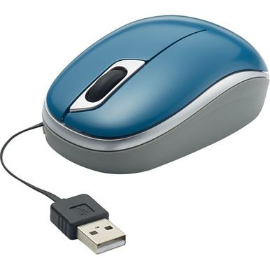 Verbatim 70753 Retractable Cable Usb-a Optical Mouse | Beach Audio